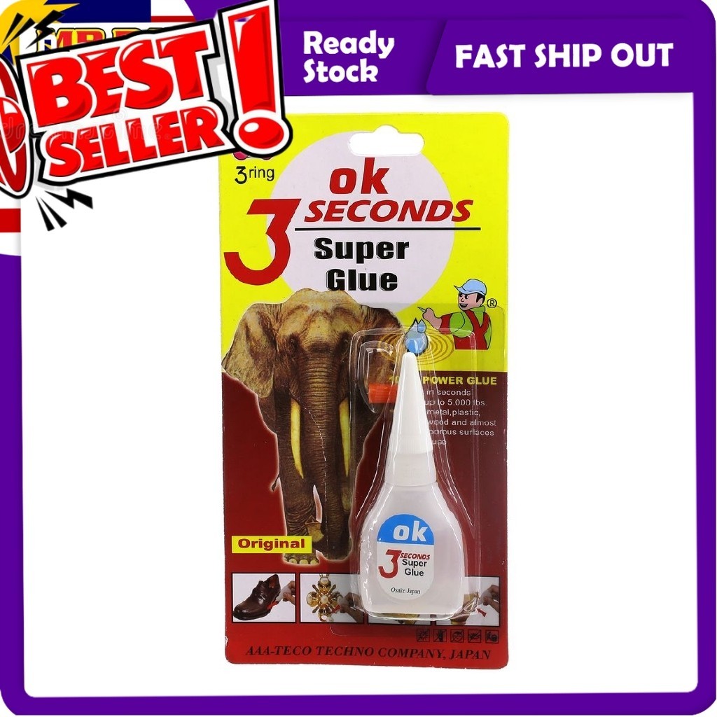 Gam Plastik, Gam Logam, Gam Kayu, Gam Cap Gajah Super Kuat, 3RING ...