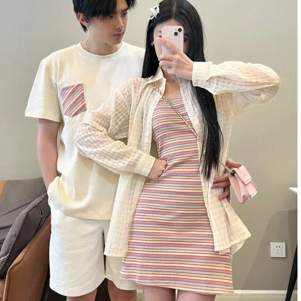 2025 Spring Summer New Products Couple Wear Female Sling Short Beach ...