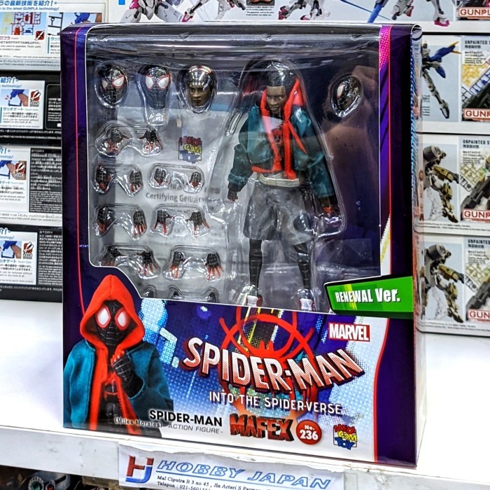 Mafex 107 Spider Man SpiderMan Miles Morales Into The Spider Verse ...
