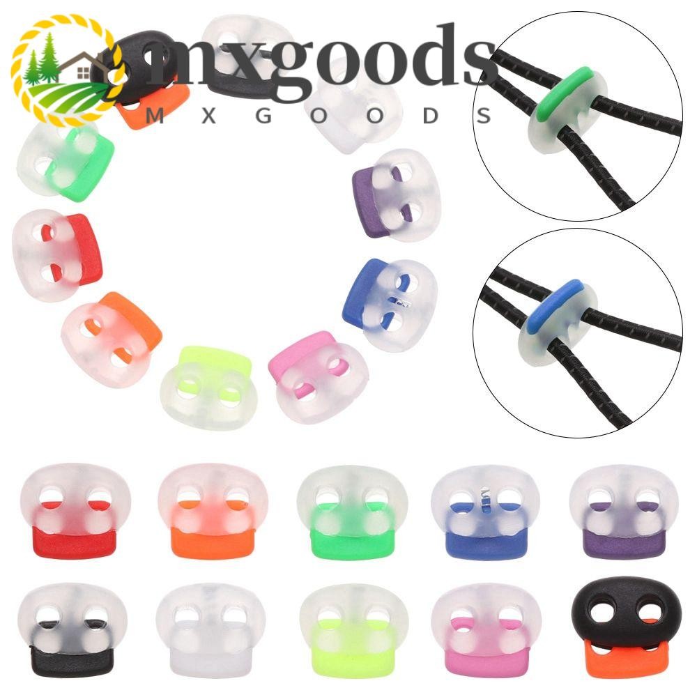 MXGOODS Cord Lock Stopper Bean Transparent Cord Lock Clip Buckle Clamp ...