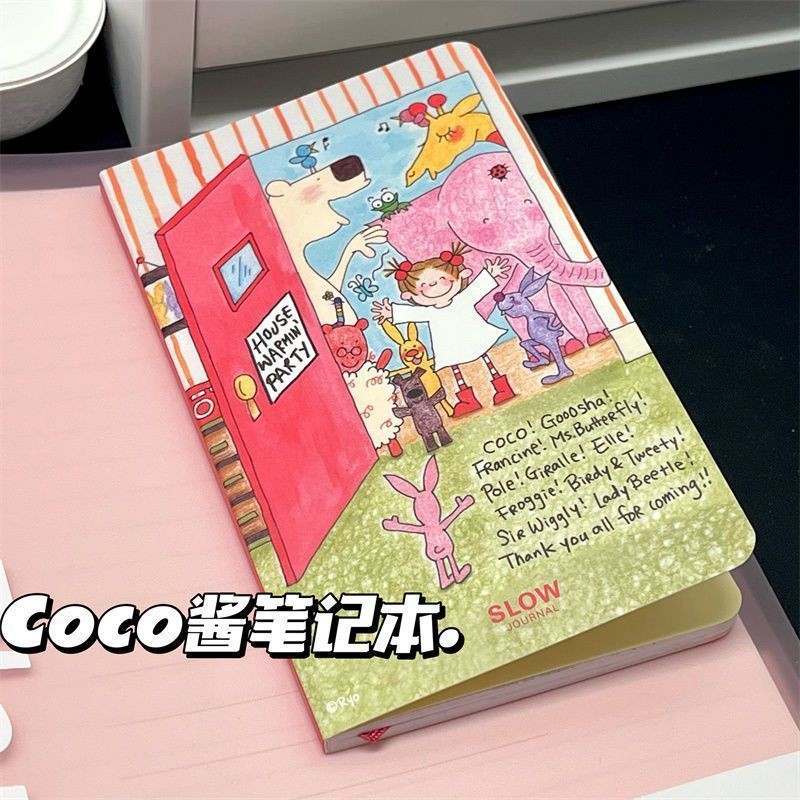 Xiaohongshu Same Style coco Sauce Hand Notebook Japanese Niche Student ...