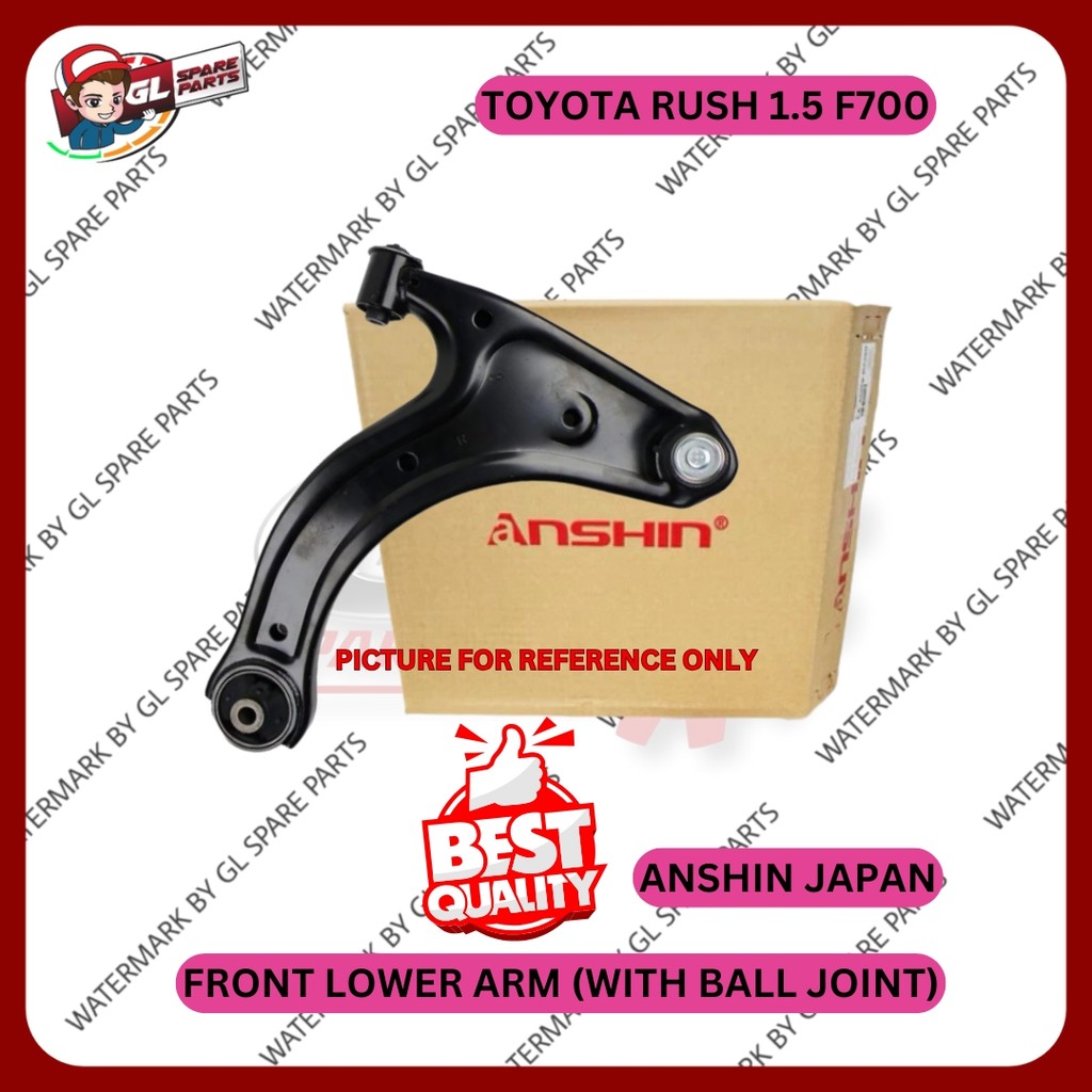 (ANSHIN JAPAN) FRONT LOWER ARM TOYOTA RUSH 1.5 F700 (WITH BALL JOINT ...
