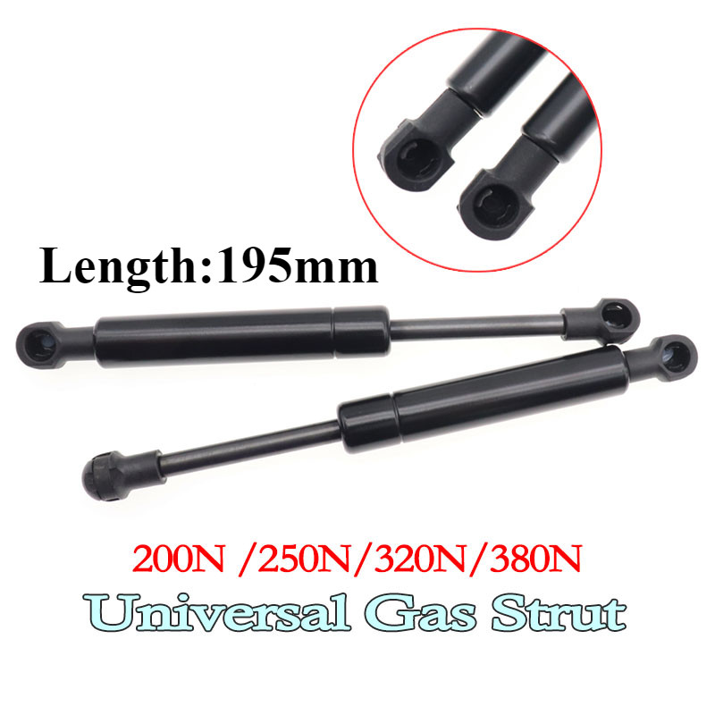 195mm 200-380N M8 Car Gas Struts Bonnet Hood Trunk Tailgate Shock Lift ...