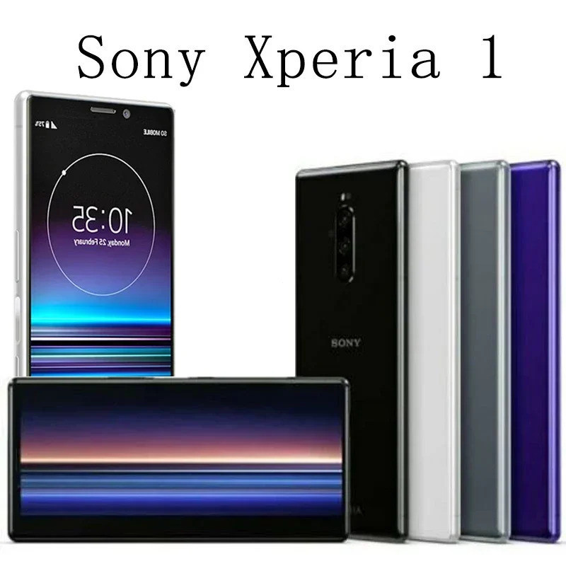 Unlocked Original Sony Xperia 1 J8110 J9110 6G+128GB XZ4 Snapdragon 855 6.5" HD Camera NFC ...