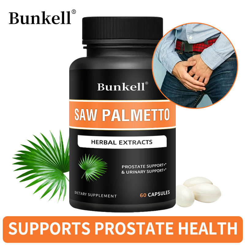 Bunkell Saw Palmetto Supplement, Supports Prostate Health, Supports ...