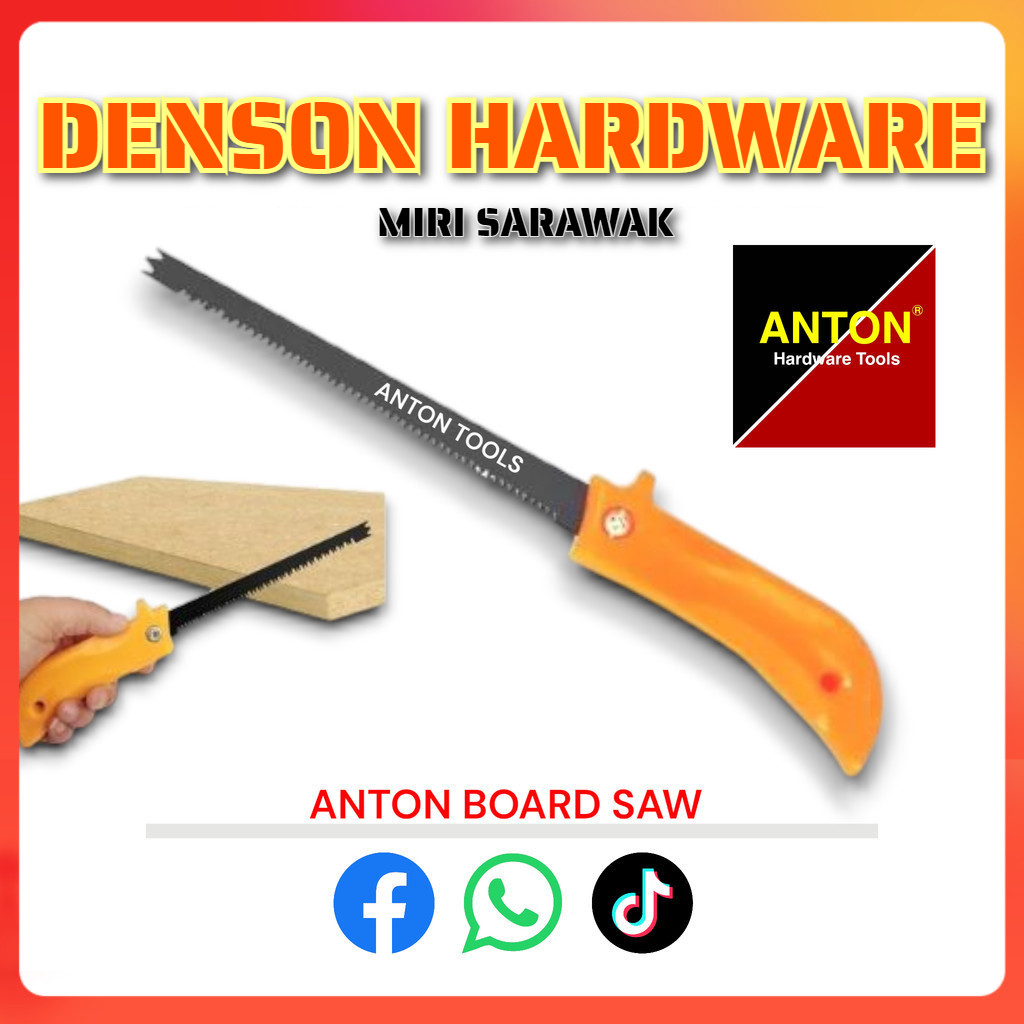 ANTON Wall Board Saw for Cutting Plaster Ceiling Gypsum Drywall Wood ...