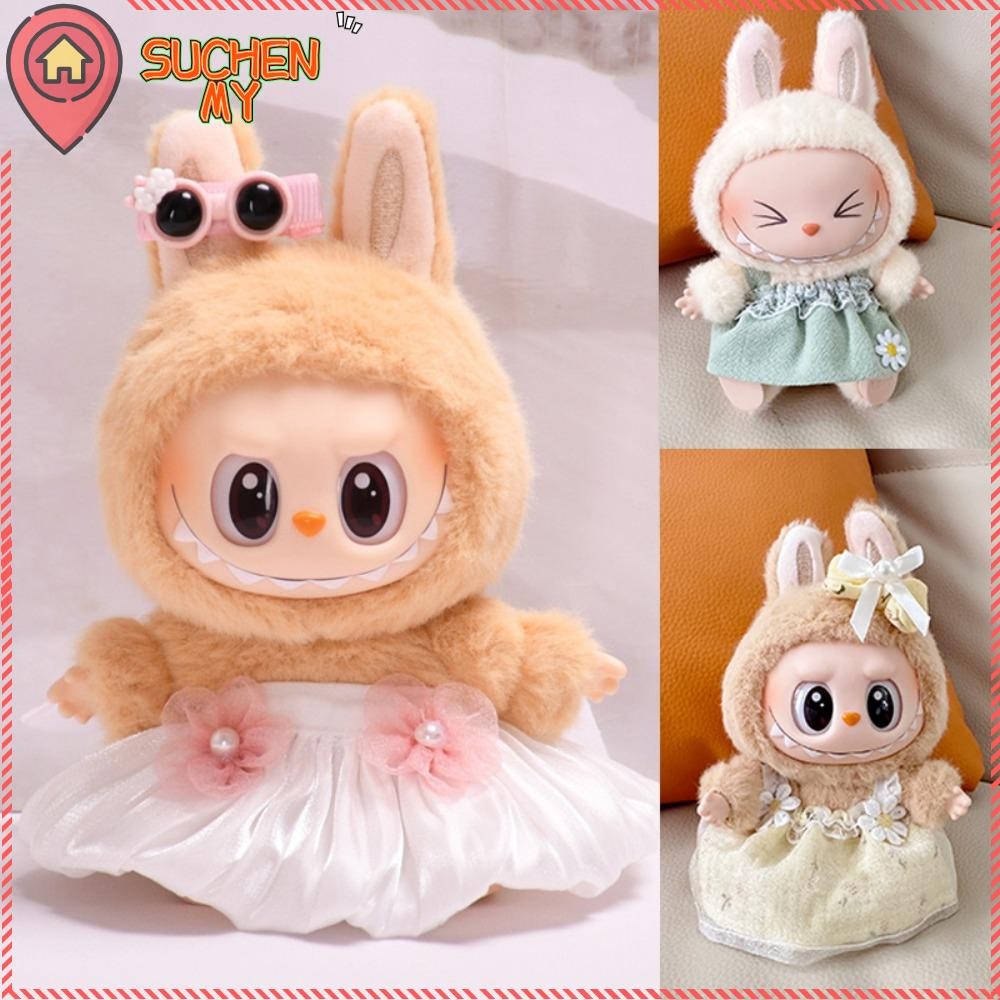 SUCHENMY Labubu Outfit Coat Skirts, Replacement|Vinyl Face Labubu Doll ...