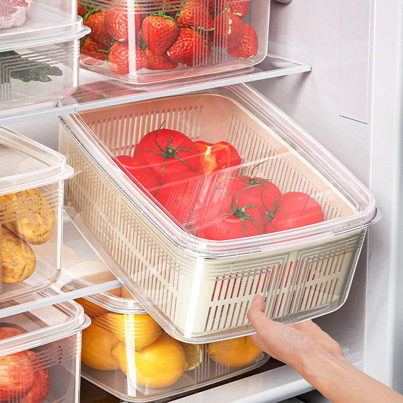 Shopee Official Refrigerator Food Storage Box Meat Freezer Fresh ...