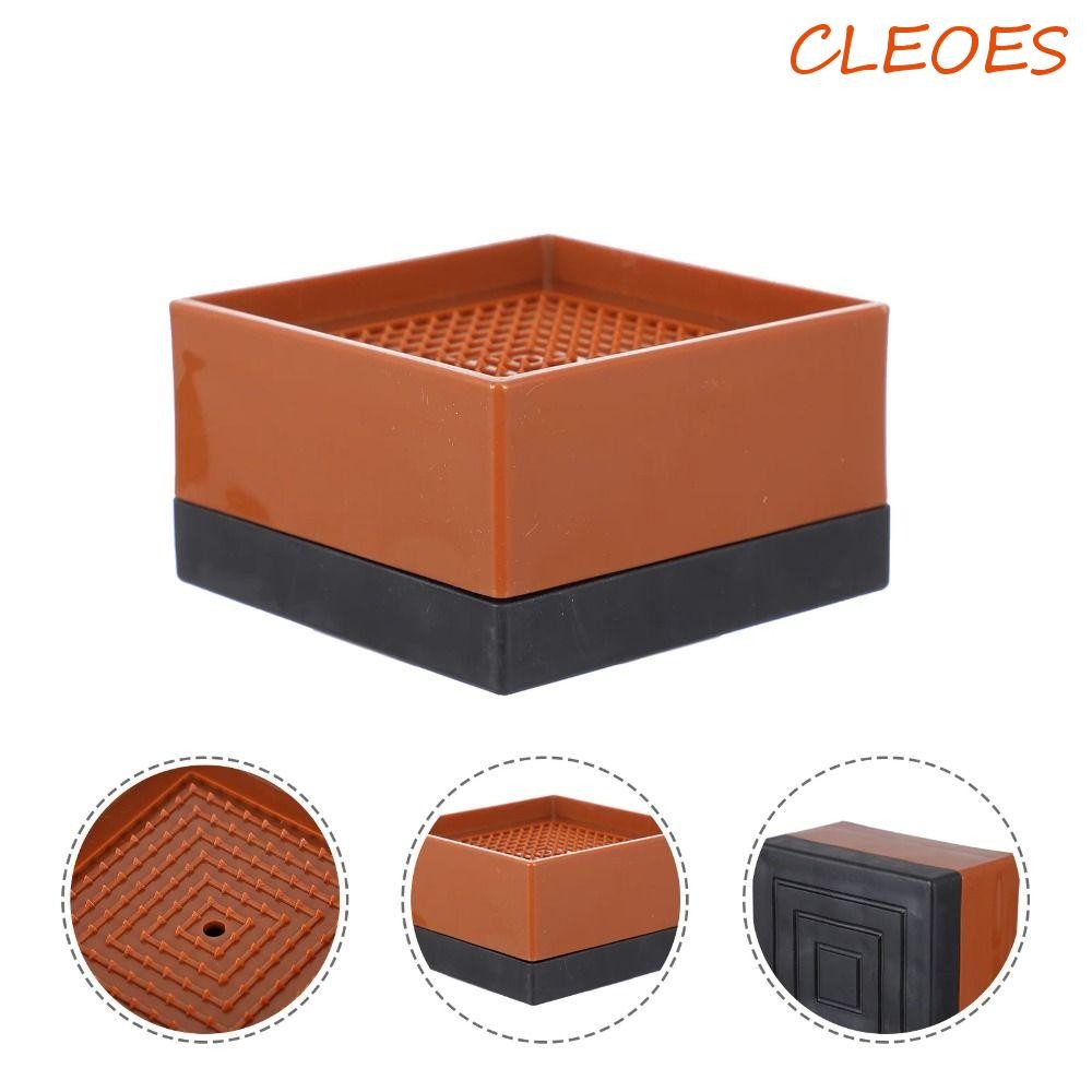 CLEOES Bed Furniture Riser, Chocolate Shape Adjustable Furniture Foot ...