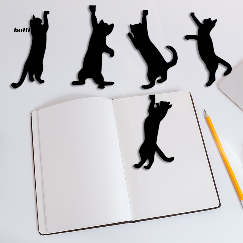 {bolilishp} Cat Themed Bookmark Lightweight Cat Bookmark Metal Cat ...