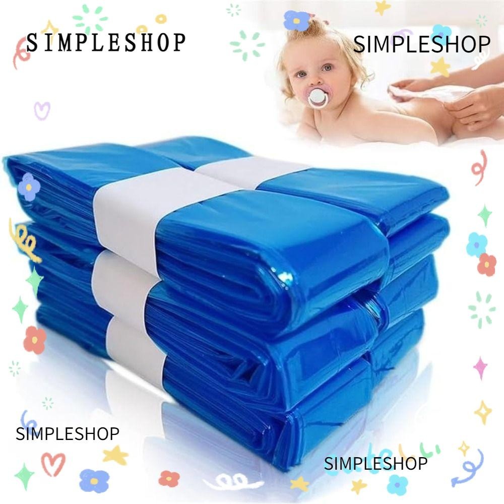 SIMPLESHOP Diaper Trash Bags, Deal with Odors Effectively Thickened ...