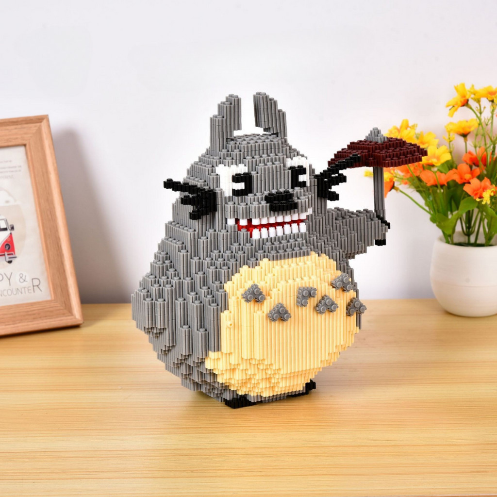Nano Blocks TOTORO 3D Model, Stacking Block Toys, DIY Construction ...