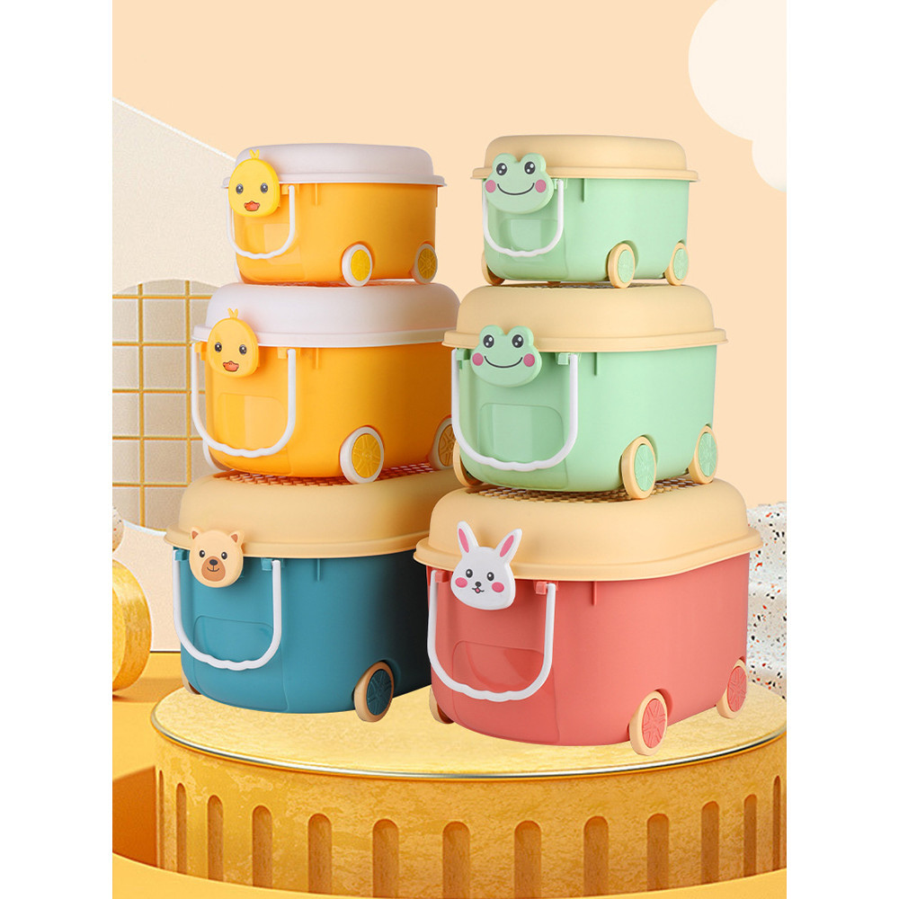 Cartoon toy storage box household snacks clothes storage box ...
