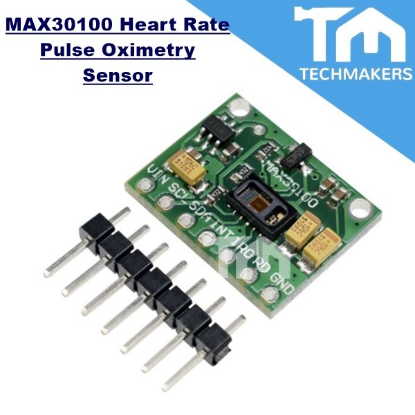 MAX30100 Pulse Heart Rate Sensor Module and Pulse Oximeter Module(SpO2 ...