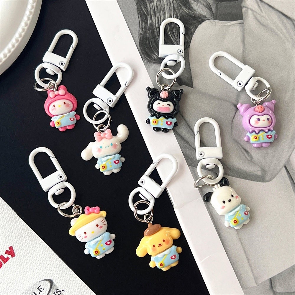 Cute Cartoon Keychain Pendant Girl Schoolbag Pendant | Shopee Malaysia