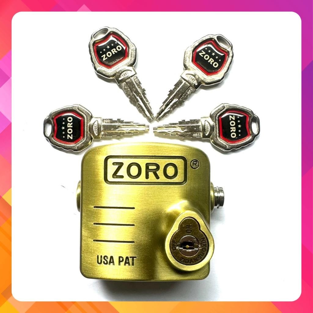 Zoro Car Key Door Lock, Comprehensive Anti-Cut Lock - Protects door ...