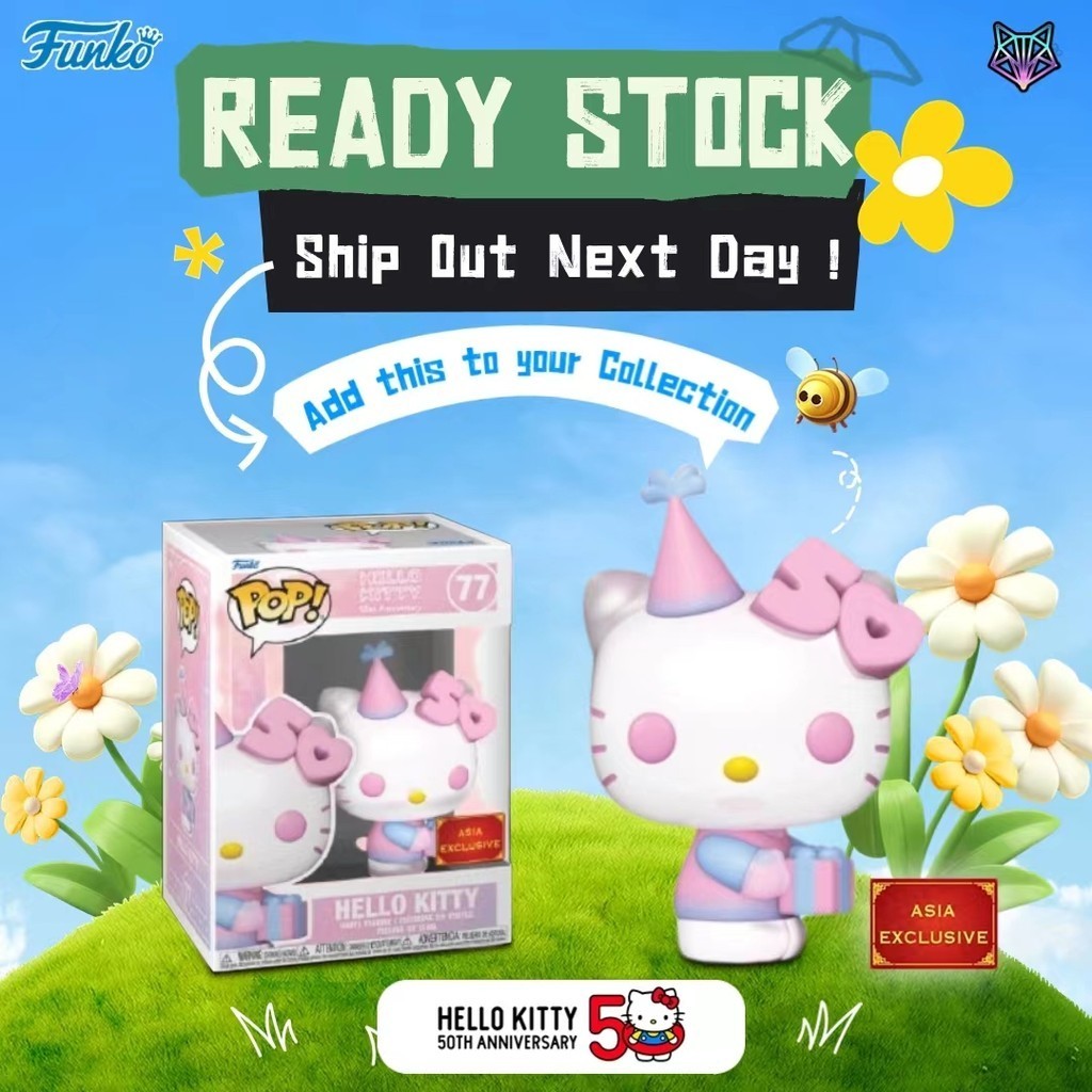 🦊[ 𝐑𝐄𝐀𝐃𝐘 𝐒𝐓𝐎𝐂𝐊 ]🦊 𝐅𝐔𝐍𝐊𝐎 𝐏𝐎𝐏 ! Sanrio: Hello Kitty 50th Anniversary ...