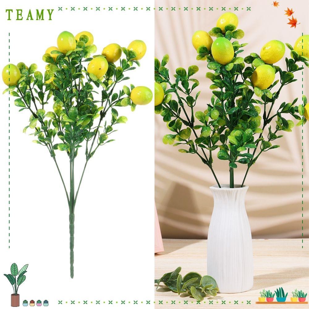 TEAMY Lemon Branch Table Centerpiece Farmhouse Greenery Decoration ...