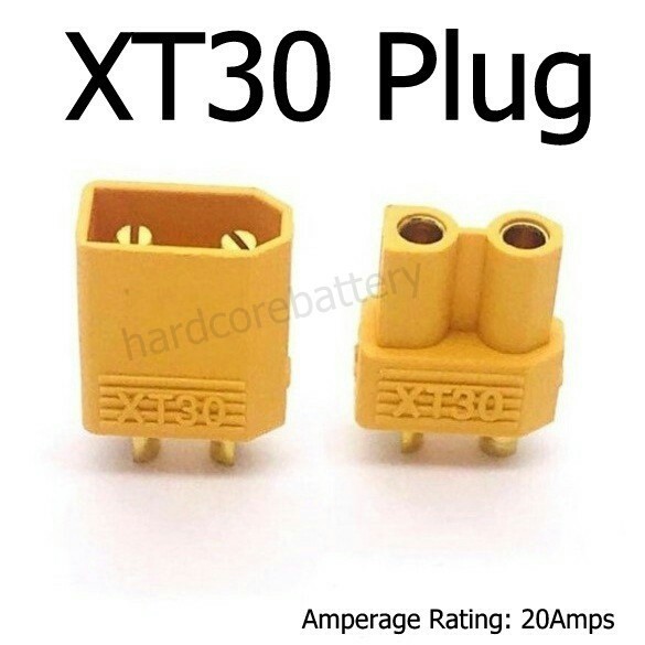 XT30 gold plated Connector Plug Socket Adapter Male Female set Li-po XT ...