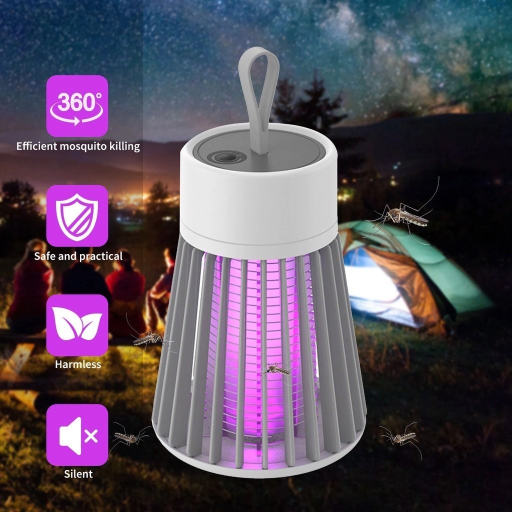 B2U Portable Mosquito Killer Lamp LED Light Electric Insect Killer Usb ...