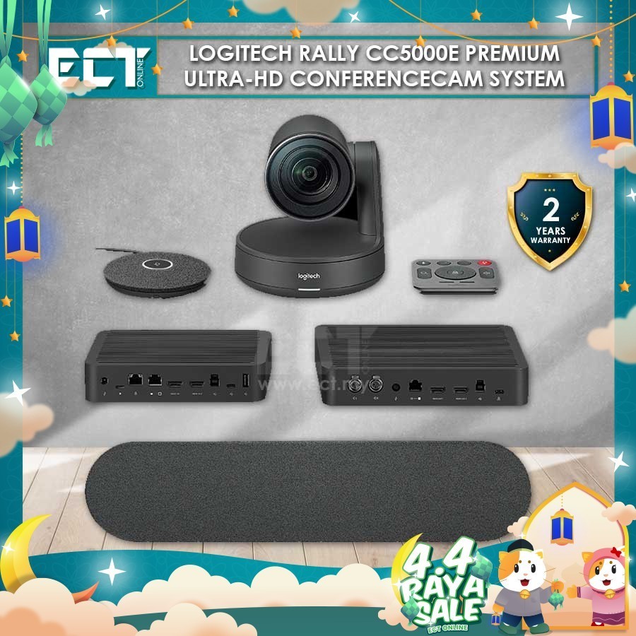 Logitech Rally CC5000E Premium Ultra-HD ConferenceCam System with ...