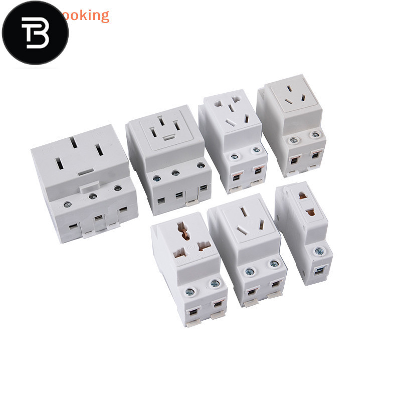Tb Ac30 Eu And Au Type 35mm Din Rail Mount Ac Power 10a 16a 25a 250v 440v 2 3 4 5 Pin Plug