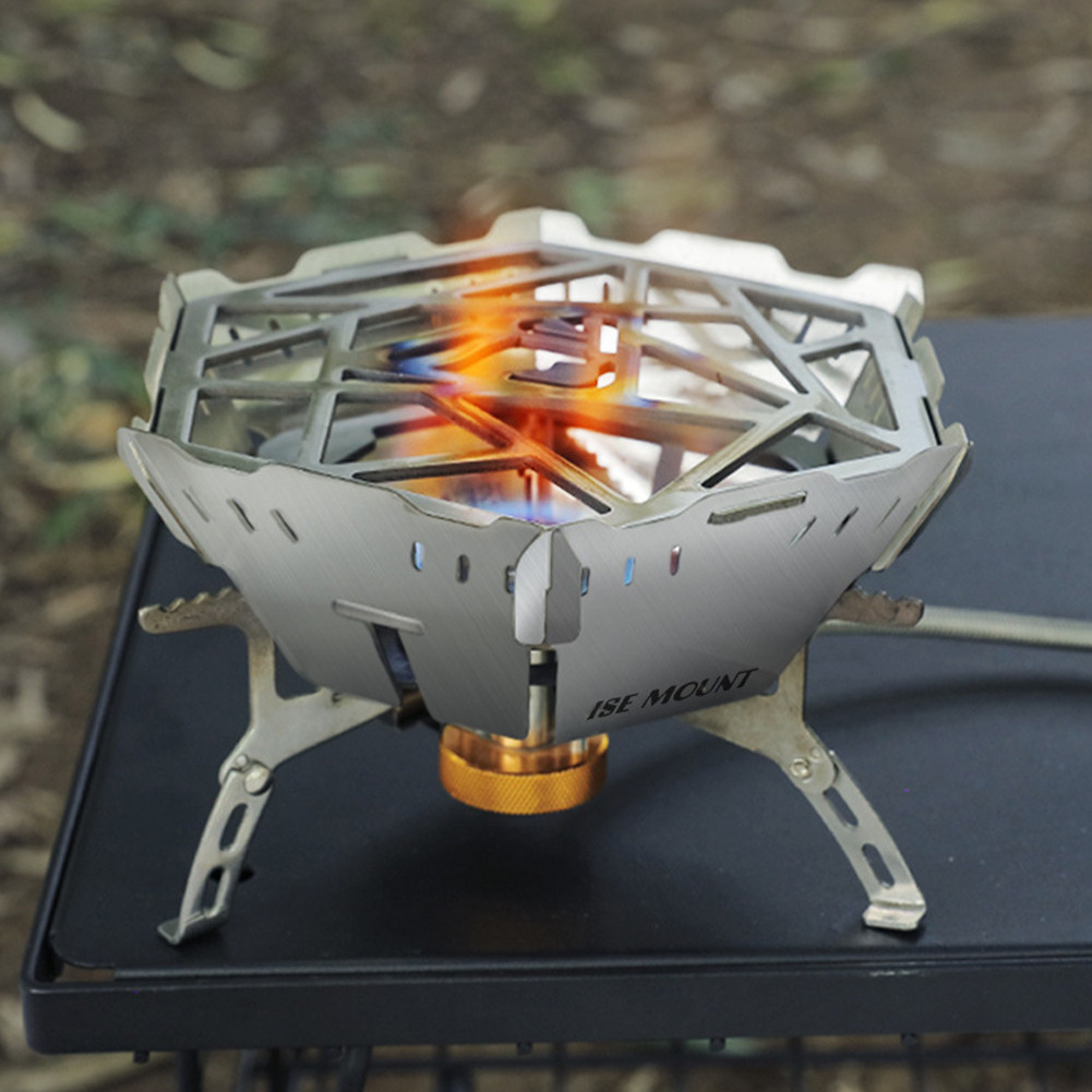 Camping Gas Stove Wind Shield Removable Picnic Camping Cooker ...