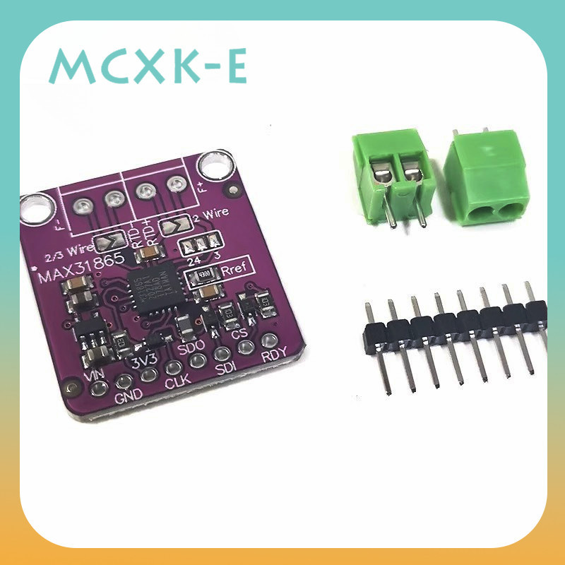 MCXK-E MAX31865 PT100/PT1000 RTD-to-Digital Converter Board Temperature ...