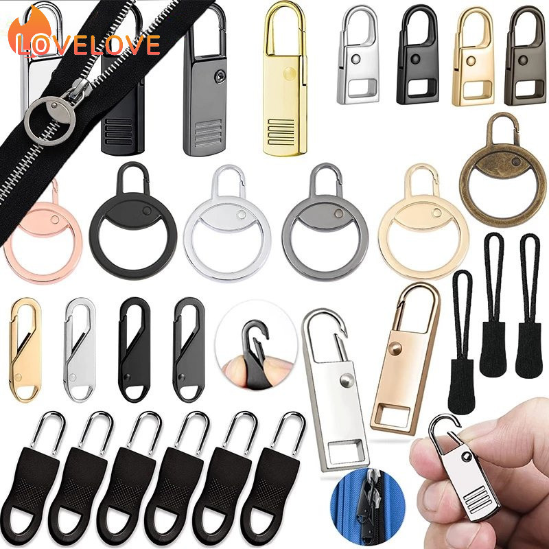 Detachable Metal Ring Zipper Head /Instant Zipper Repair Replacement ...