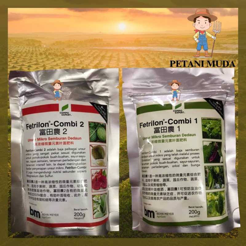 [ORIGINAL] 200G Fetrilon Combi 1 2 Baja Buah Micronutrient Fertilizer ...