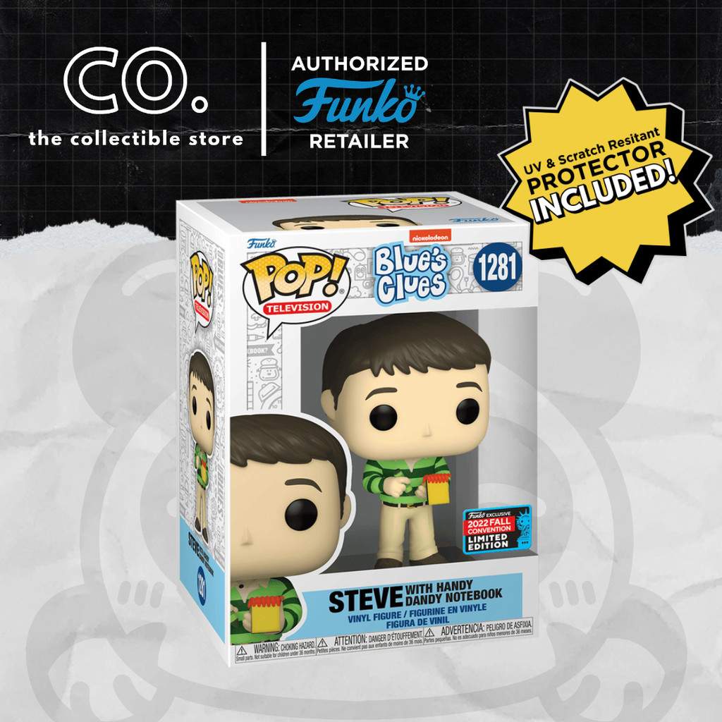 Funko Pop! Blue's Clues Steve w/ Handy Dandy Notebook 1281 2022 Fall ...