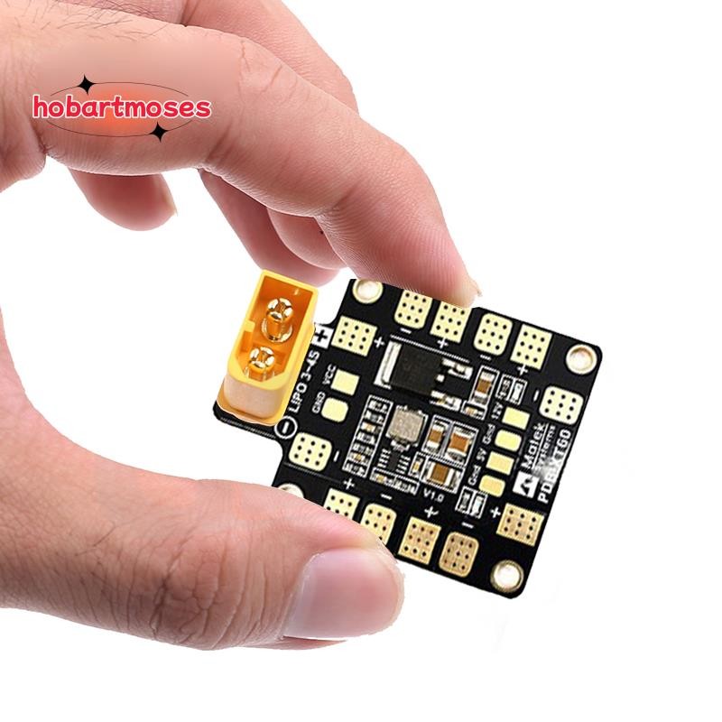 PDB XT60 Power Distribution Board BEC 5V 2A 12V 0.5A with XT60 Plug for ...