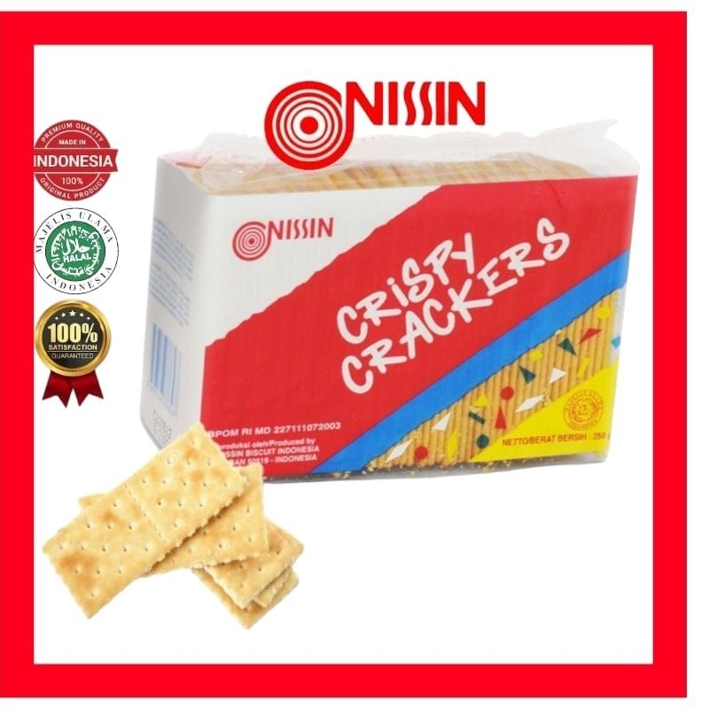 Nissin Crispy Crackers Kemasan kaleng 250g | Shopee Malaysia