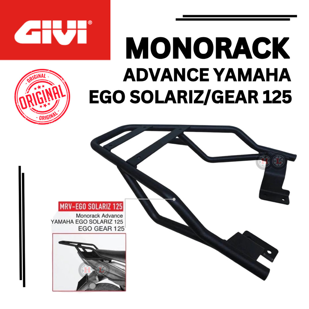 GIVI MONORACK FOR YAMAHA EGO SOLARIZ / GEAR / AVANTIZ (100% ORIGINAL ...