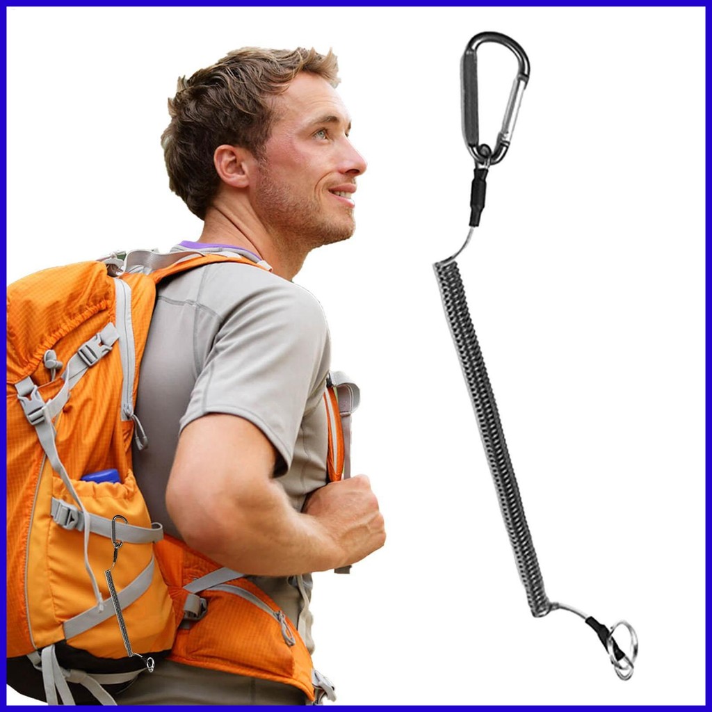 Heavy Duty Fishing Lanyards Retractable Tether Flexible Tool Leashes ...