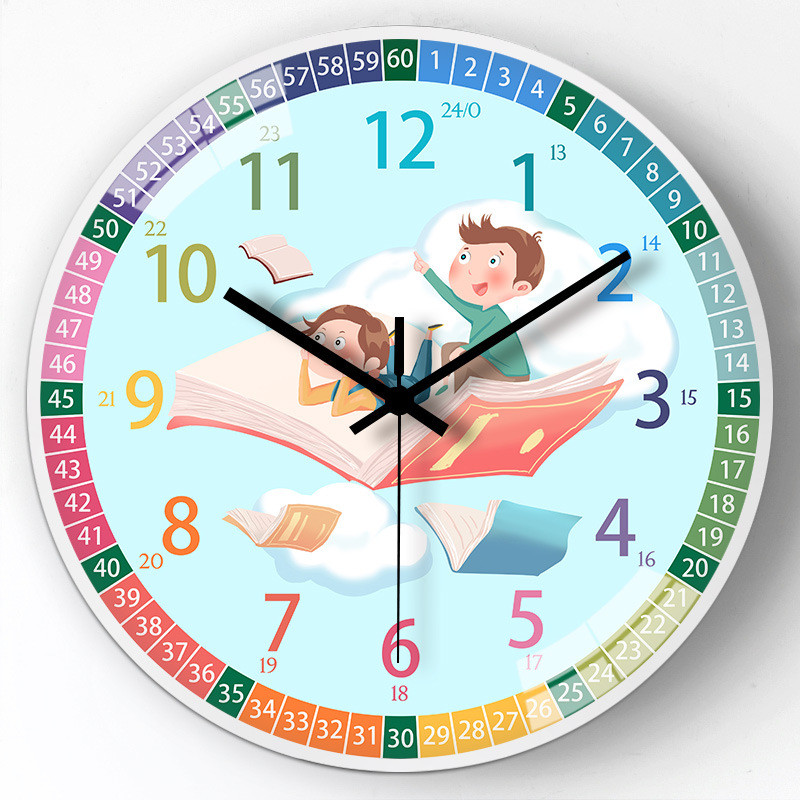 Telling Time Teaching Clock - Learning Clock for Kids - Kids Wall ...