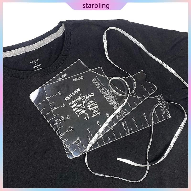 Star Single T-Shirt Ruler Guide -Vinyl T-Shirt Ruler Guide Sublimation ...