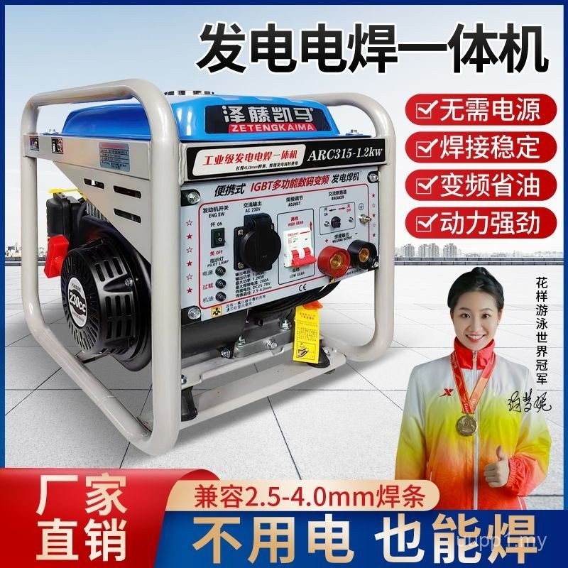 Gasoline Permanent Magnetic Frequency Conversion Welding Generator ...