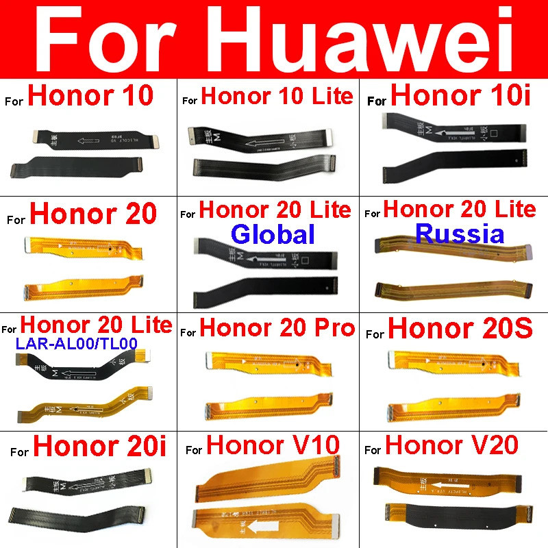 Motherboard Mainboard LCD Flex Cable For Huawei Honor 10 10X 20 Lite 20i 20Pro 20s V10 V20 ...