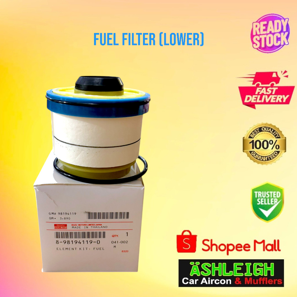 Ashleigh Fuel Filter Isuzu D-MAX / Isuzu MU-X 2015-2017 8-98194119-0 ...