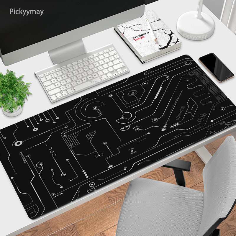 Geek Style MousePads Computer Laptop Gamer Extended Mouse Mat Large Mouse Pad PCB Rubber ...