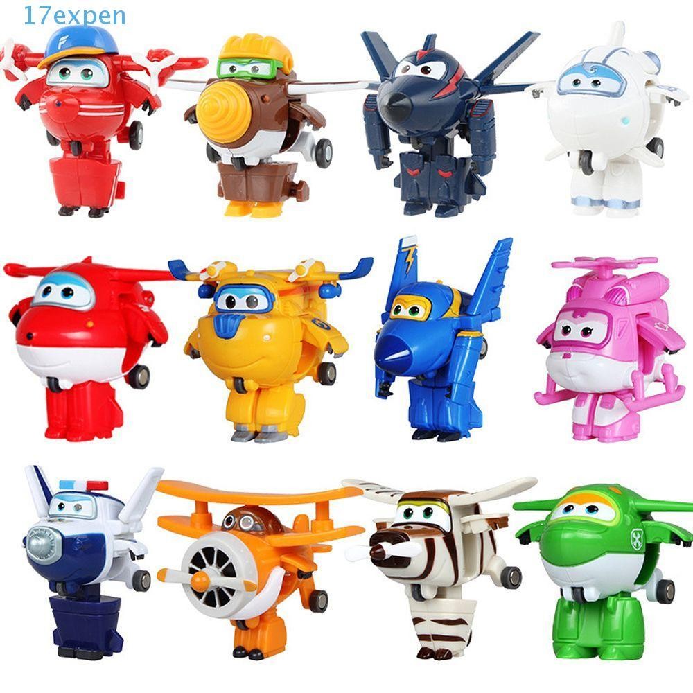 EXPEN Super Wings Anime for Children Mini Deformation Dizzy Donnie ...