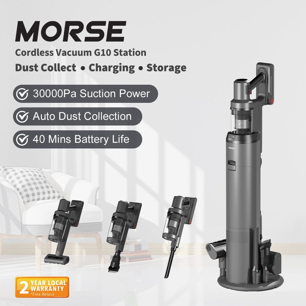 Morse Cordless Vacuum G10 Station | Shopee Malaysia