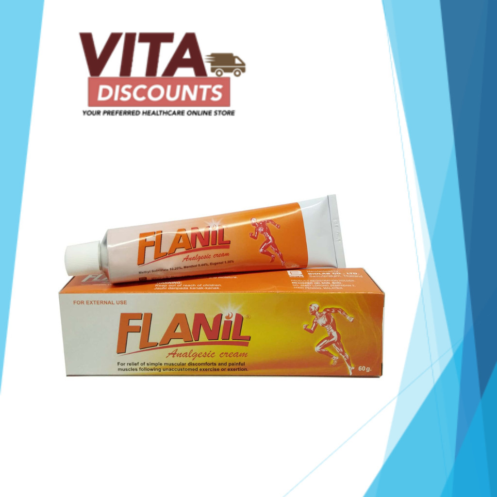 FLANIL ANALGESIC CREAM 60G EXP08/2027 | Shopee Malaysia