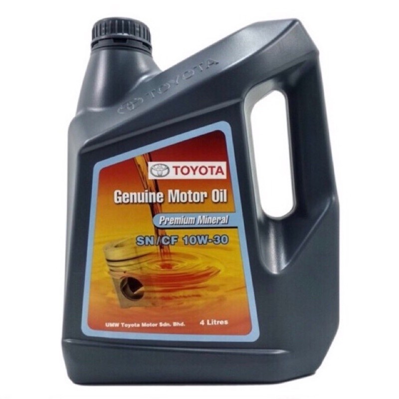 SNCF10W304L Toyota SN/CF 10W-30 Premium Mineral Engine Oil (4L) For ...