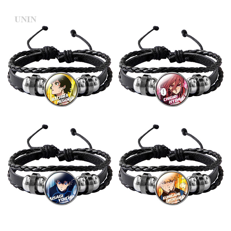 Blue Prison BLUE LOCK Jie Shi Yi Feng Le Hui Time Gem DIY Leather Woven ...