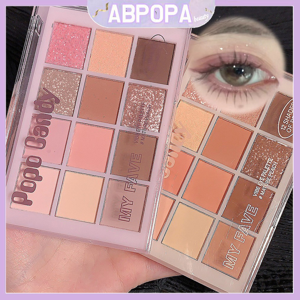 Abpopa Beauty POPO CANDY Twelve-color Versatile Makeup Eyeshadow ...