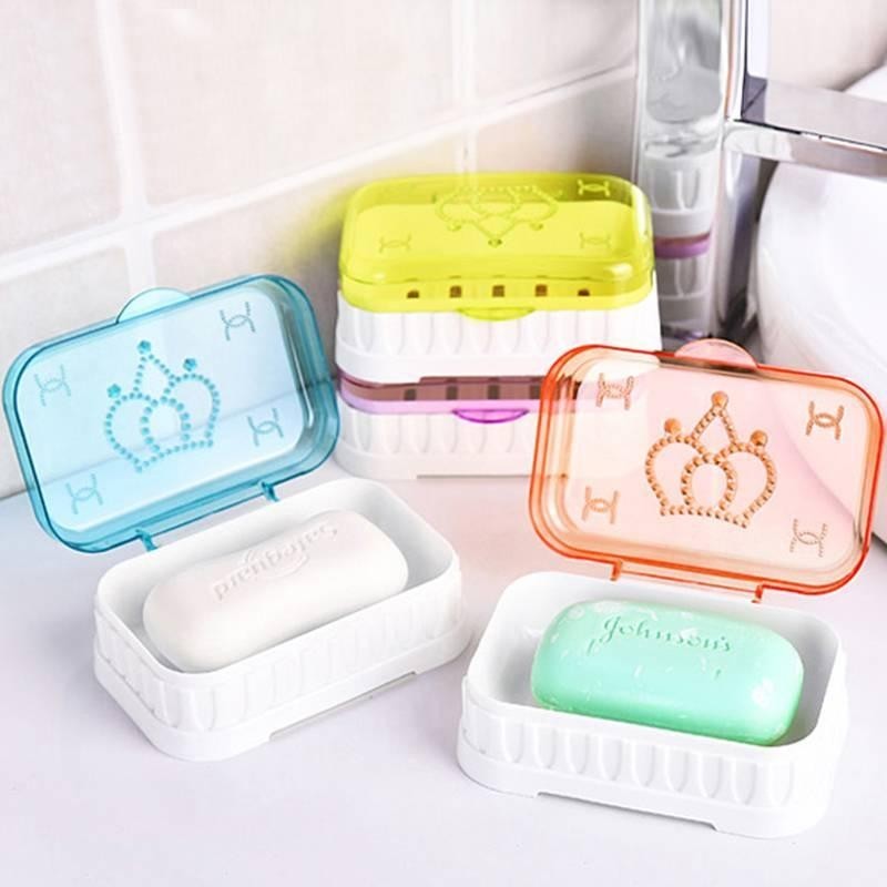 Tempat letak sabun mandi Travel Soap Box sabun Sabun bekas Foldable ...