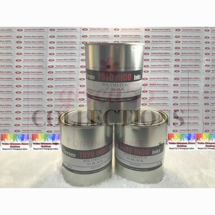 Toyo INDO POLYMATE-G 92 BLACK (Plastic Screen Paint) | Shopee Malaysia