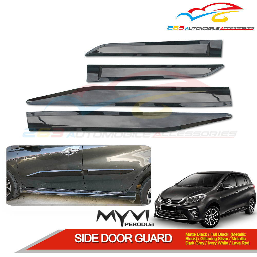 PERODUA MYVI 2018-2023 SIDE DOOR GUARD '4 PC/SET | Shopee Malaysia